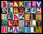 BLAKELY Name Poster featuring photos of actual sign letters | eBay