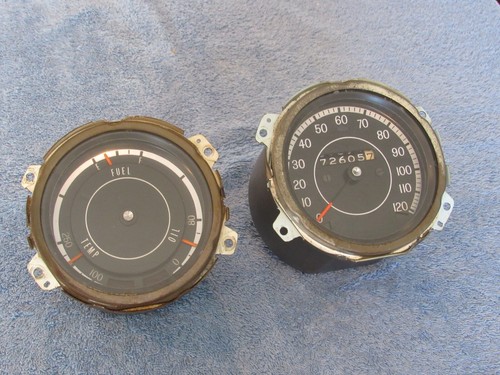 1973 Oldsmobile Rally Pac Gauge + Speedometer Cutlass 442 Hurst Olds H ...