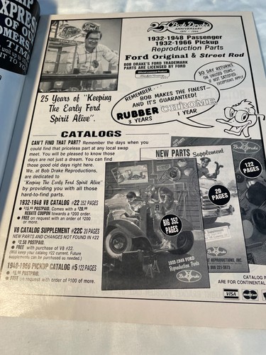 Bob Drake Catalog # 4 1996 Early Ford Reproduction Parts Catalog 1932 ...