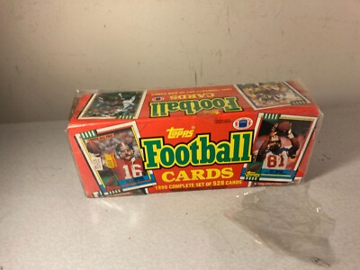 1990 Topps Factory Football Card Set 528 cards | eBay