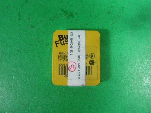 Buss Fuses -- ABC-10 -- (Lot of 5) New | eBay