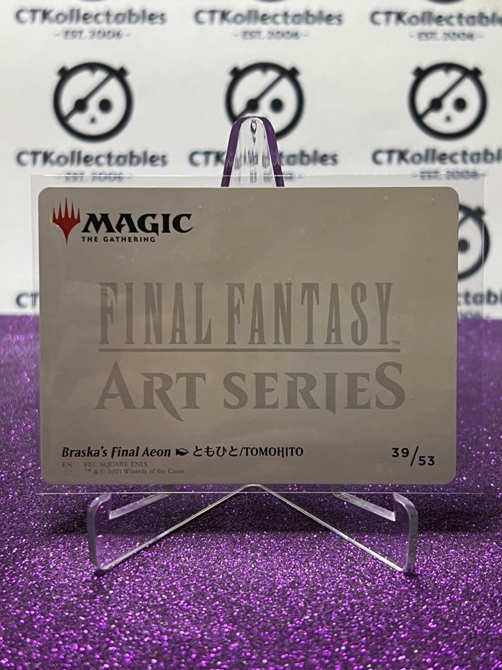 2025 MAGIC THE GATHERING FINAL FANTASY BRASKA'S FINAL AEON # 39/53 ART ...