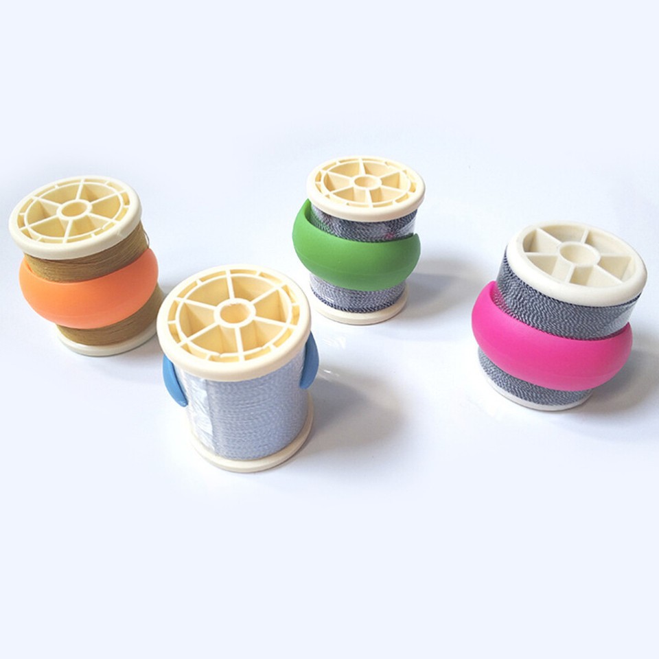 Bobbin Clip Clamps Sewing Machine Thread Spool Holder Silicone Bobbin ...