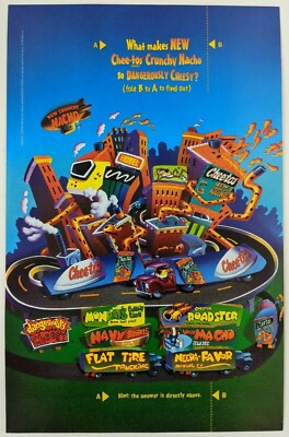 Cheetos Crunchy Nacho Print Ad Poster Art PROMO Official Cap'n Crunch ...