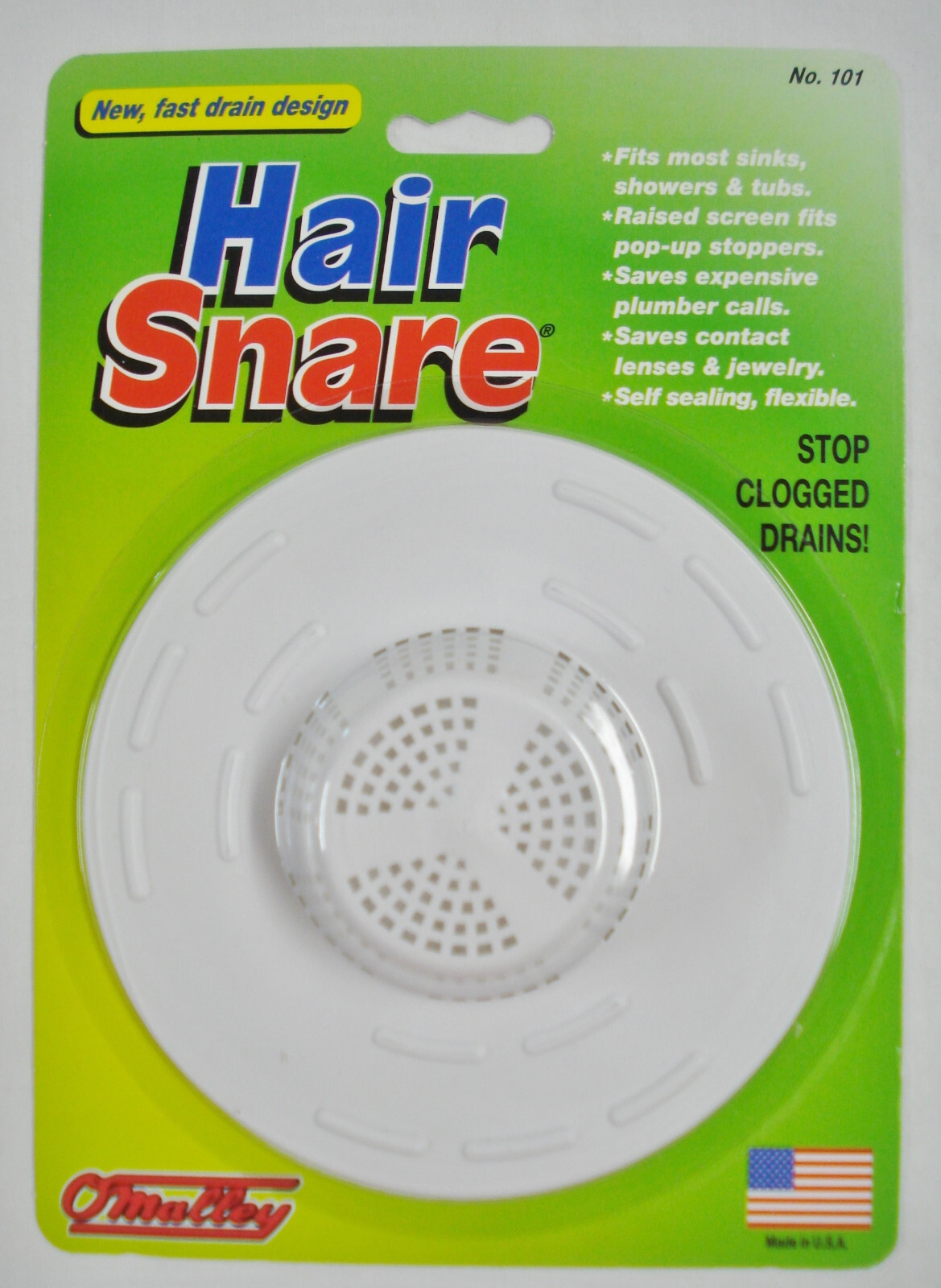Hair+Snare+Drain+Cover+Omalley+Valve+Co+101+Pkg+of+6+UPC+028868001014 ...