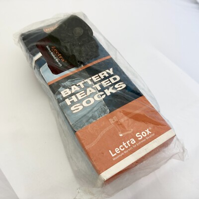 Nordic Gear Lectra-Sox Vintage 1984 Battery Heated Wool Blend Socks ...