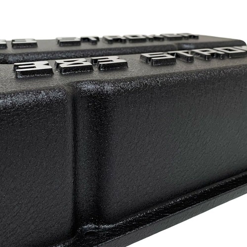 383 STROKER Chevy Valve Covers Black - SBC Tall Raised Logo - Ansen USA ...