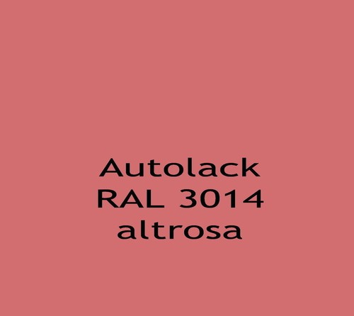 RAL 3014 altrosa 2K Acryl Autolack 5,5 Liter-Set glänzender Autolack ...