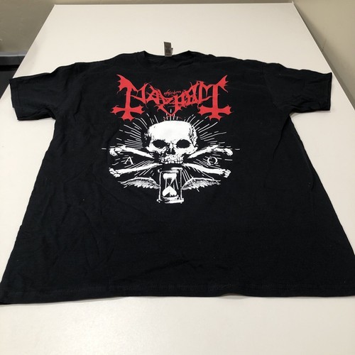 Mayhem Skull Snake T-Shirt Black & Red Size L | eBay