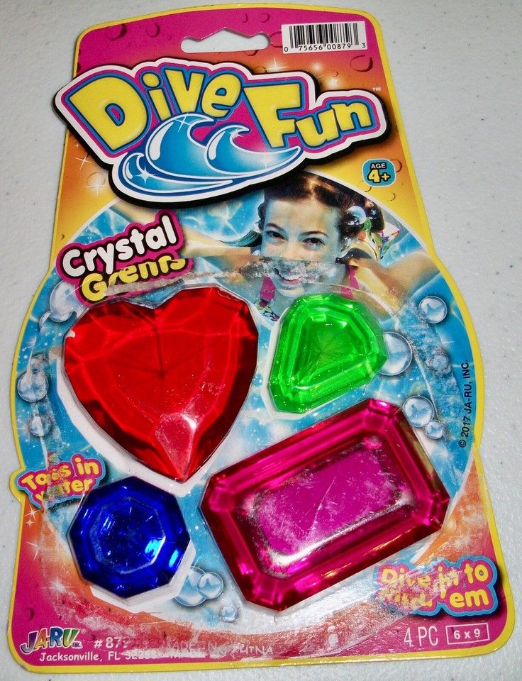 Lot of 5 JA-RU Diving Gems Diving Toys Fun Swimming Pool Dive in to ...