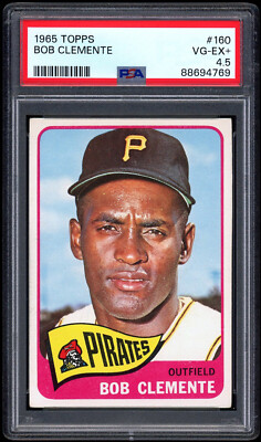 1965 Topps #160 Roberto Clemente PSA 4.5 CENTERED & UNDER GRADED | eBay