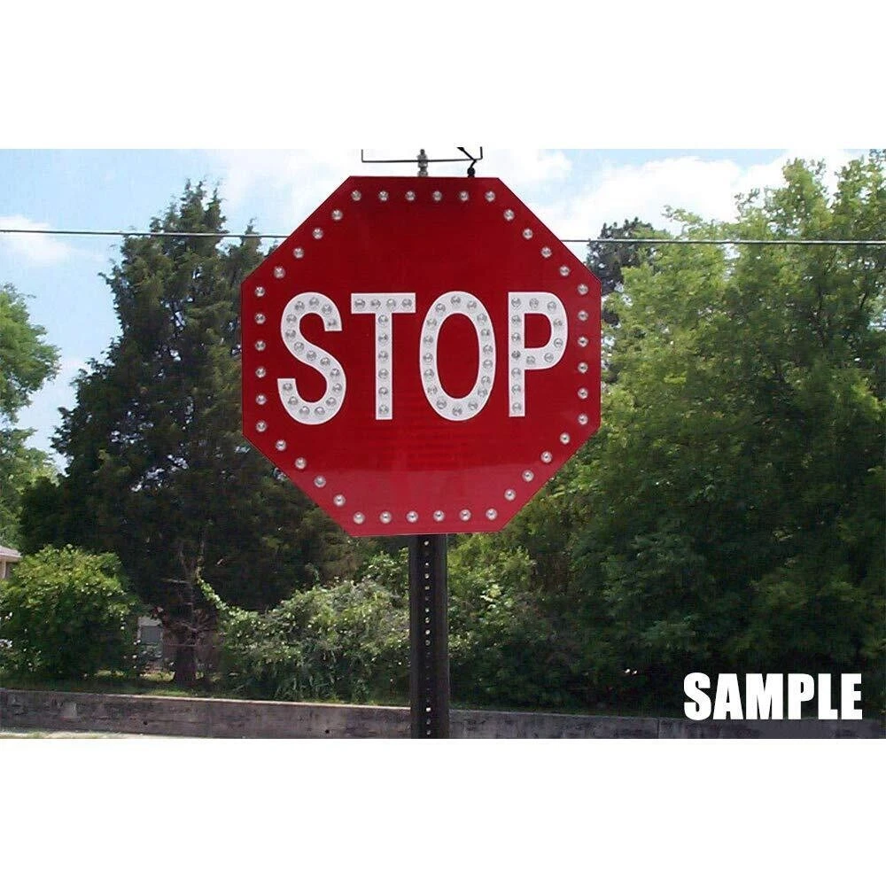 Solar Powered Led Stop Signs