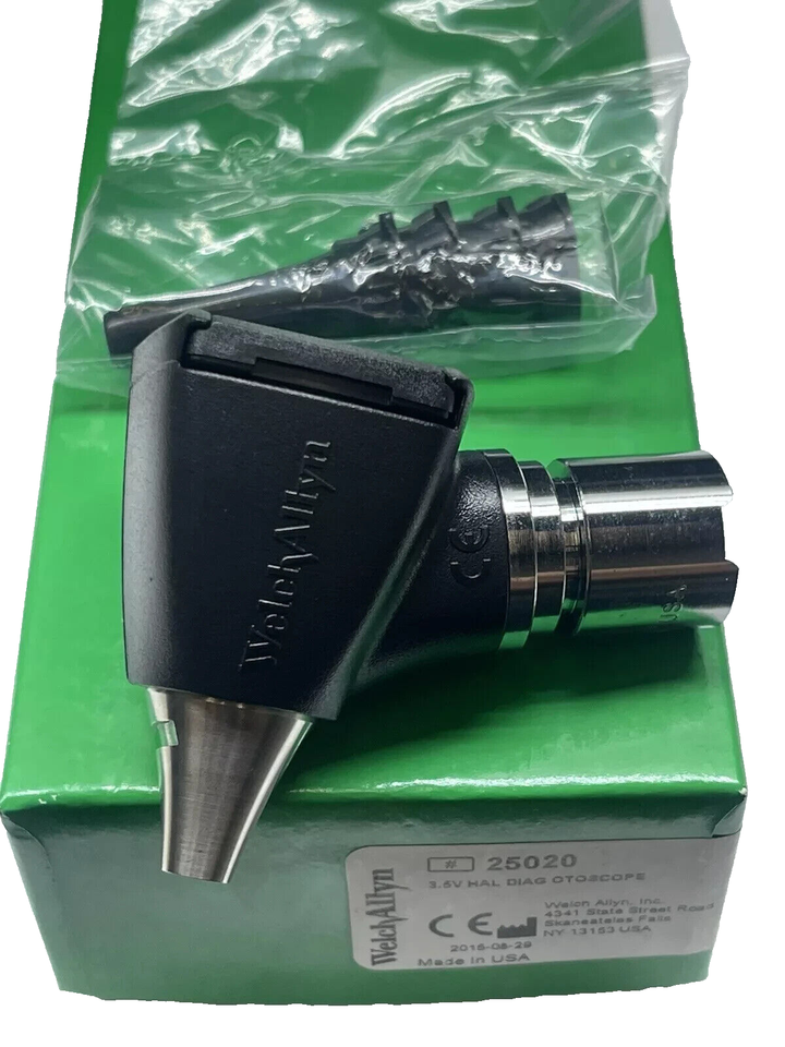 Welch Allyn 25020 Otoscope with Specula, Head Only 3.5v - BRAND NEW | eBay