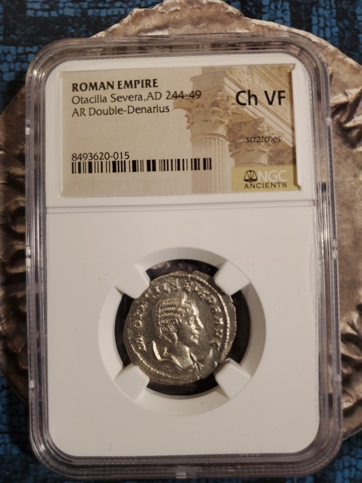 Otacllia.Severa..choice Verry Fine.Holder Listed A Scraches..still Nice ...