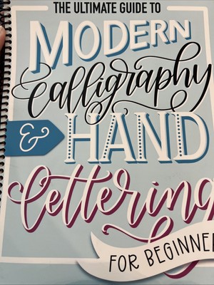 (5) Calligraphy Lettering Book Lot 5 Creative Letter Art Instruction ...