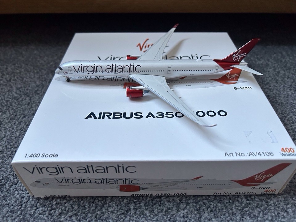 Aviation 400 Virgin Atlantic A350-1000 1/400 G-VDOT | eBay UK