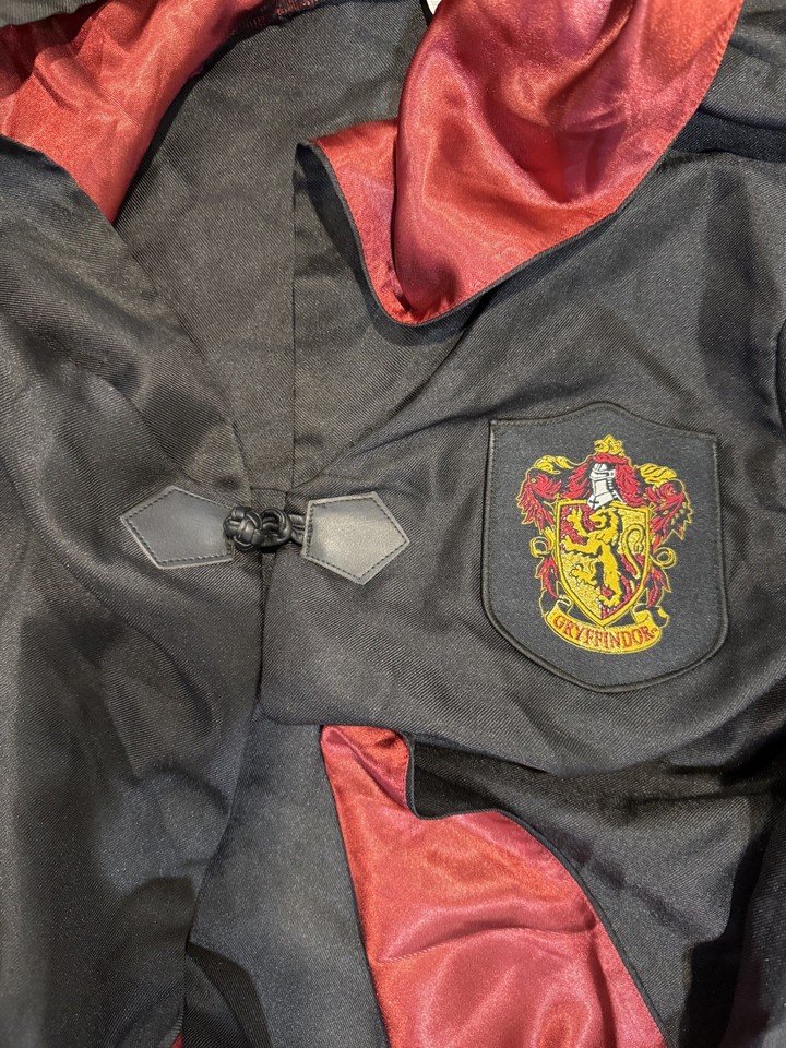 Harry Potter Robe Cape Gryffindor Wizard Magic Halloween Costume ...