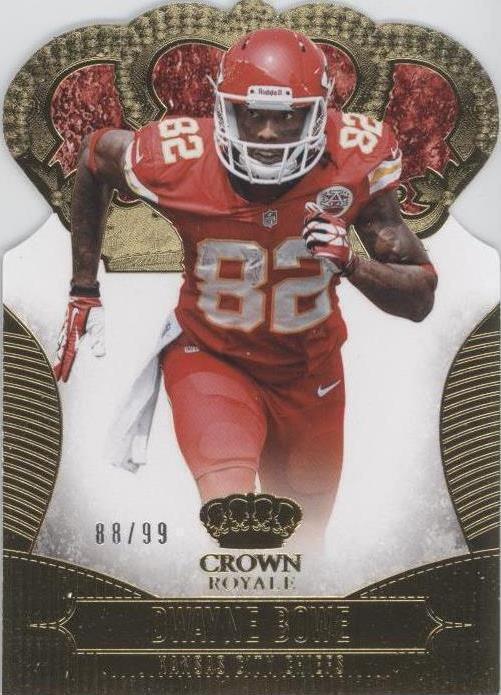 2013 Panini Crown Royale - Dwayne Bowe #37 Gold Die-Cut Crown /99 for ...