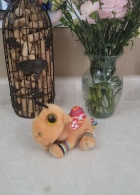 Ty Beanie Boos JAMAL The Camel 6" Beanbag Plush Toy w/ Glitter Eyes | eBay
