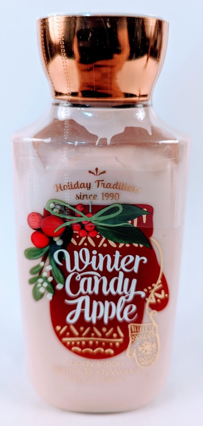 Bath & Body Works Winter Candy Apple Lotion Full Size 8oz for sale ...