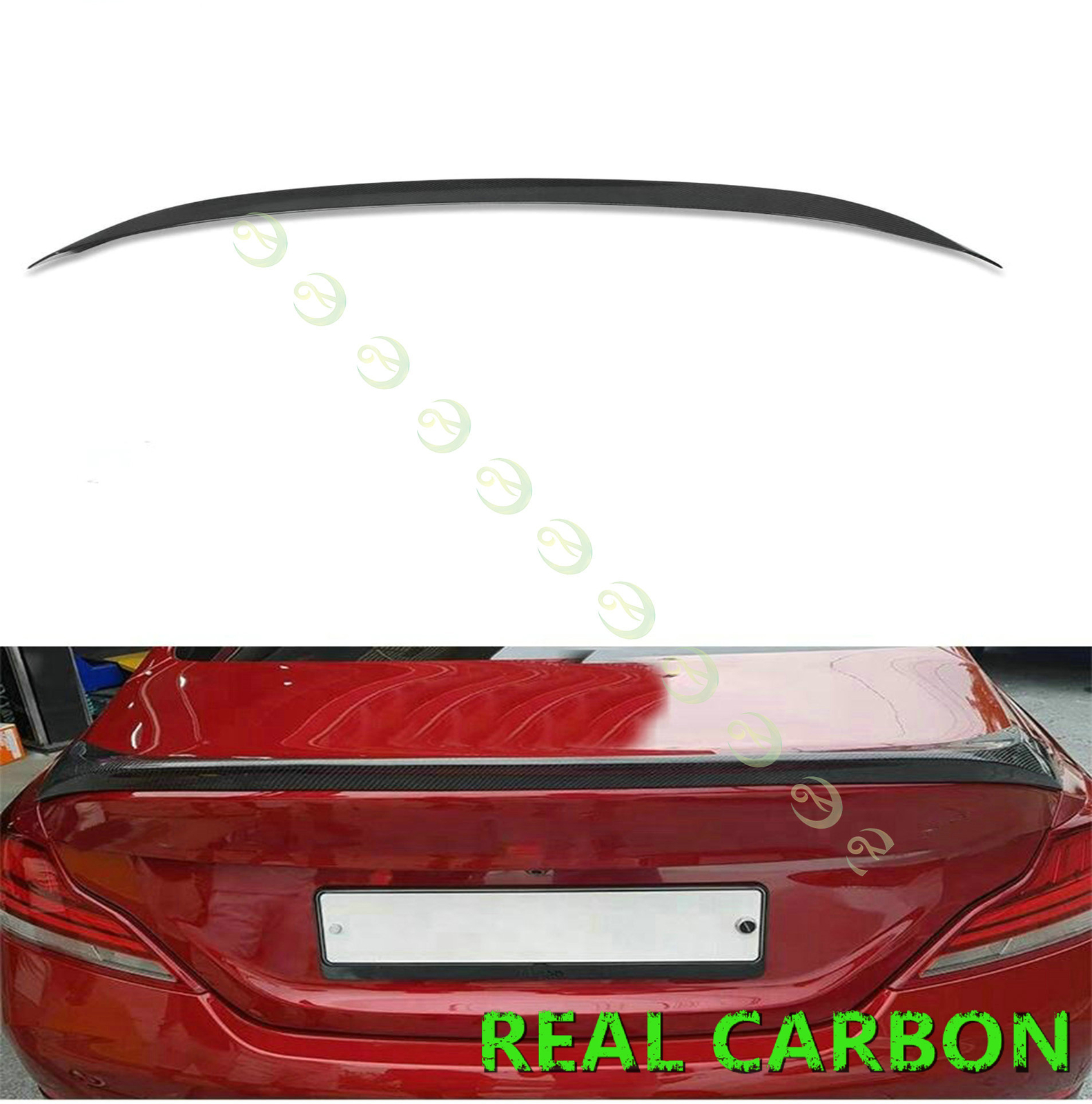 2018-2022 Hyundai Genesis G70 Real Carbon Fiber Trunk Rear Spoiler Lid ...
