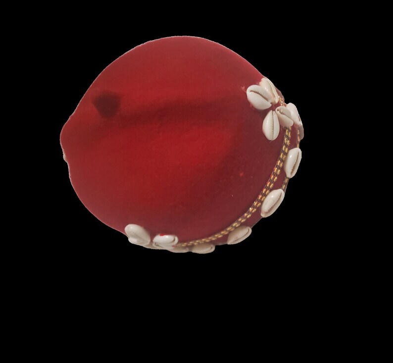 Traditional Igbo Wool Red Hat Cap . Black, Red or Embelished Hat Isiagu ...