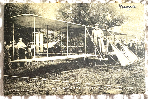 H. N. Atwood Pilot At Nyack NY Airplane Vintage RPPC Postcard | eBay