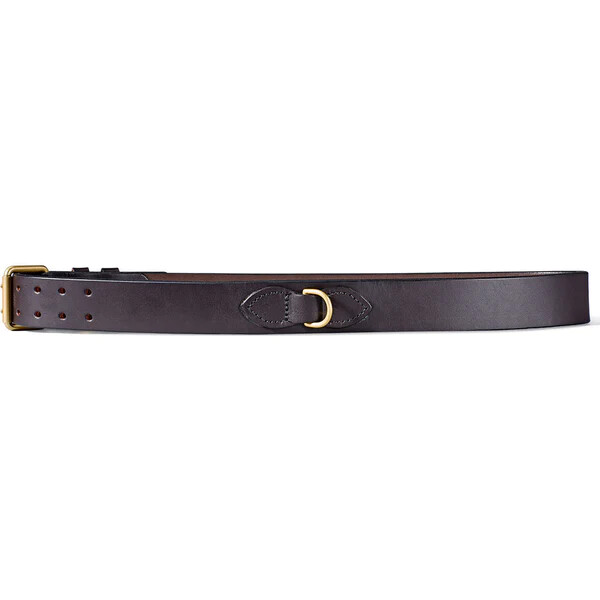 Filson Double Prong Belt 11063218 MADE IN USA 1-1/2" Brass Bridle ...