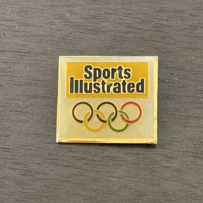 VTG Olympic Games Rings PIN Sports Illustrated Enamel Gold Tone Lapel ...