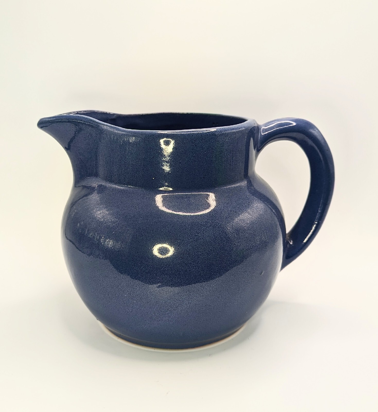 Vintage BYBEE Pottery - KY Kentucky Large Pitcher Blue Signed | eBay