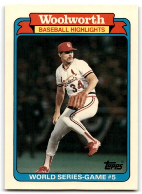 1988 TOPPS WOOLWORTH BASEBALL HIGHLIGHTS DANNY COX ST. LOUIS CARDINALS ...