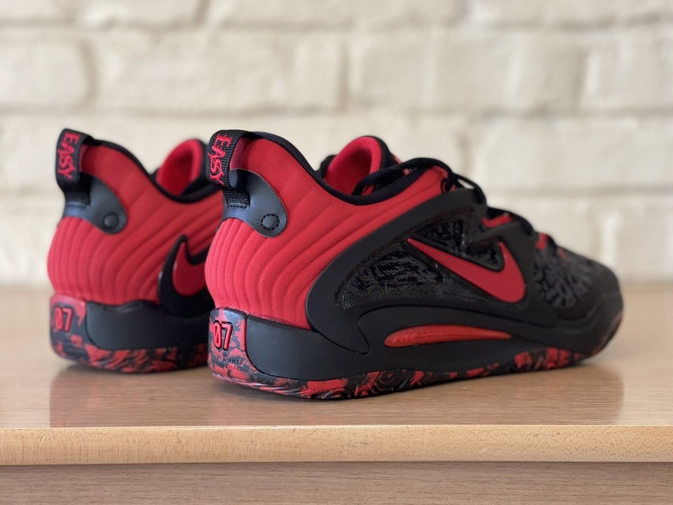 Nike KD15 Bred Black University Red Basketball Shoes DC1975-003 Men Sz ...