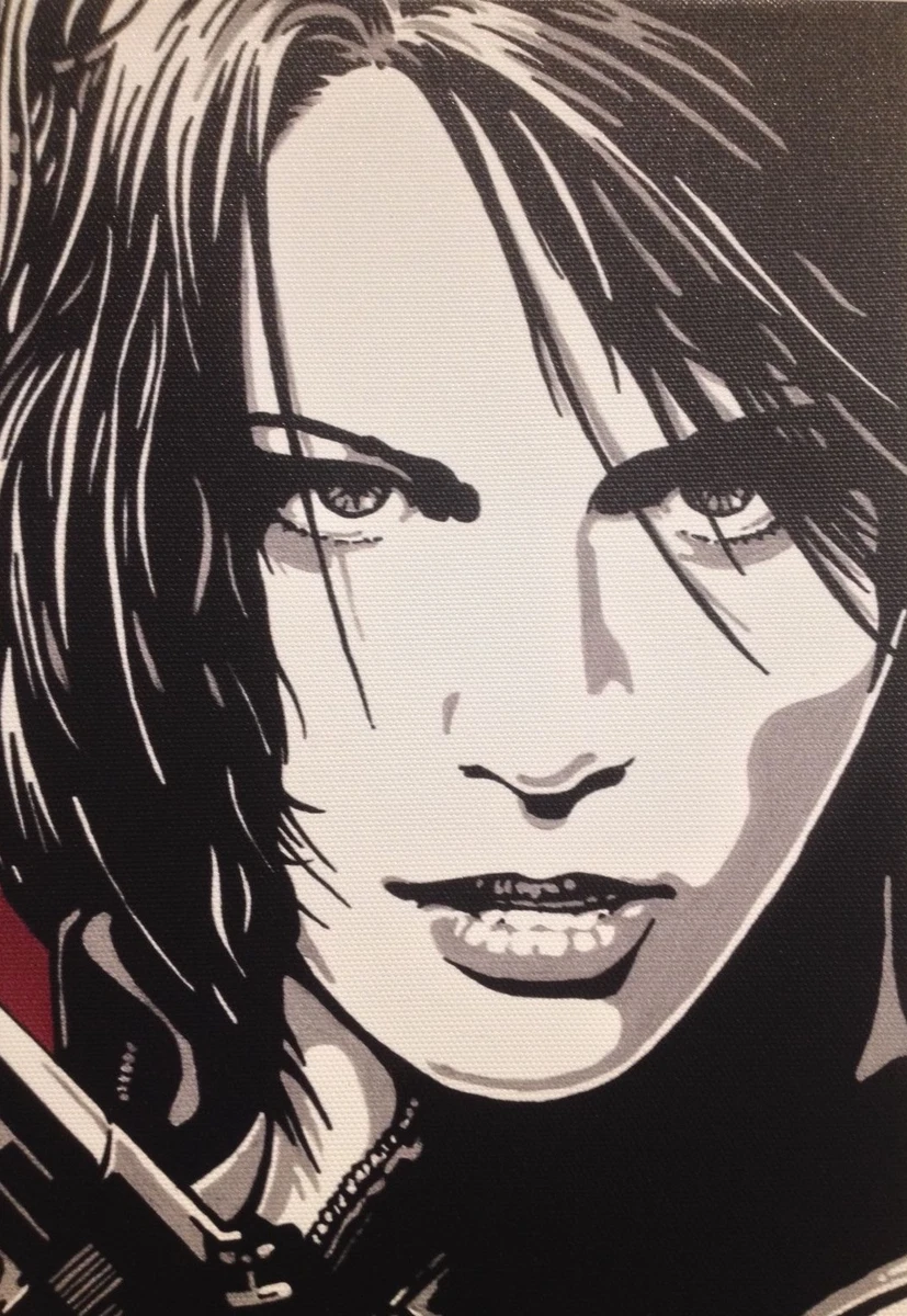 Underworld Kate Beckinsale Drawing