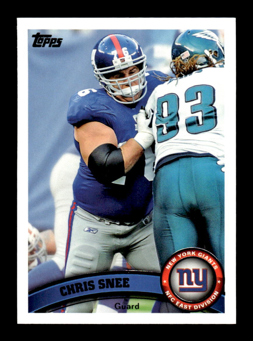 2011 Topps Chris Snee #233 | eBay