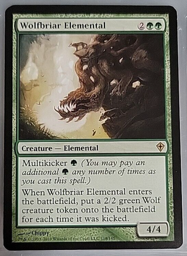 Wolfbriar Elemental 118 Rare Worldwake WWK MTG | eBay