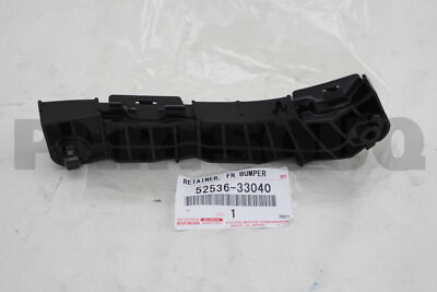 5253633040 Genuine Toyota RETAINER, FRONT BUMPER SIDE, LH 52536-33040 ...