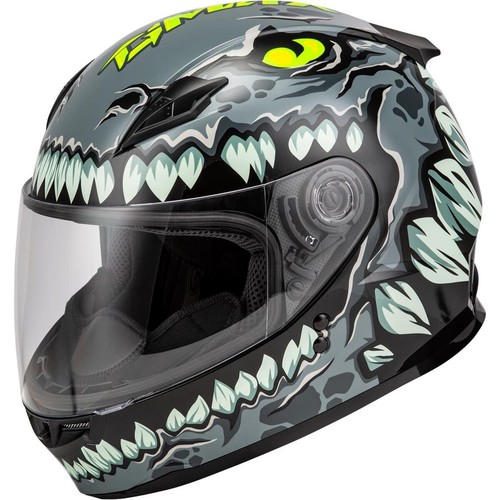 GMax Youth Gray GM-49Y Drax Helmet F1499240 | eBay
