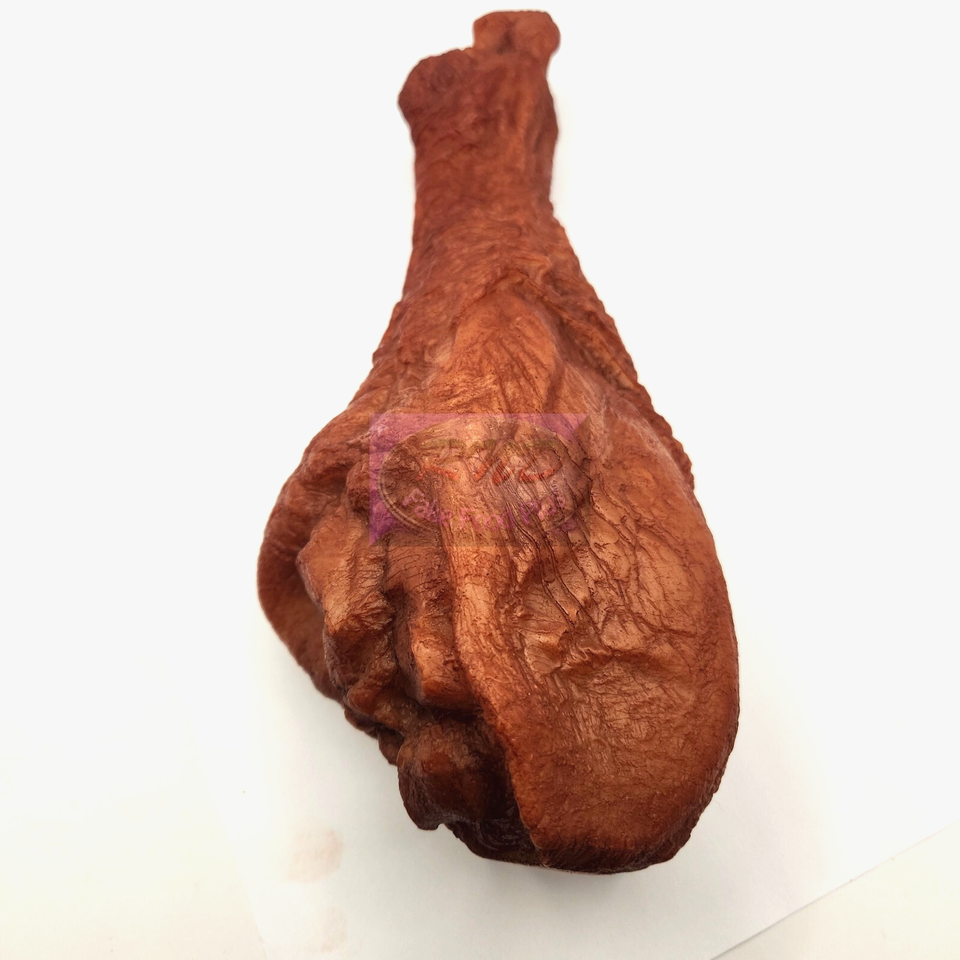 Full Size Turkey Leg, Wax Fake Food, Food Prop, Decor. Handmade Movie ...