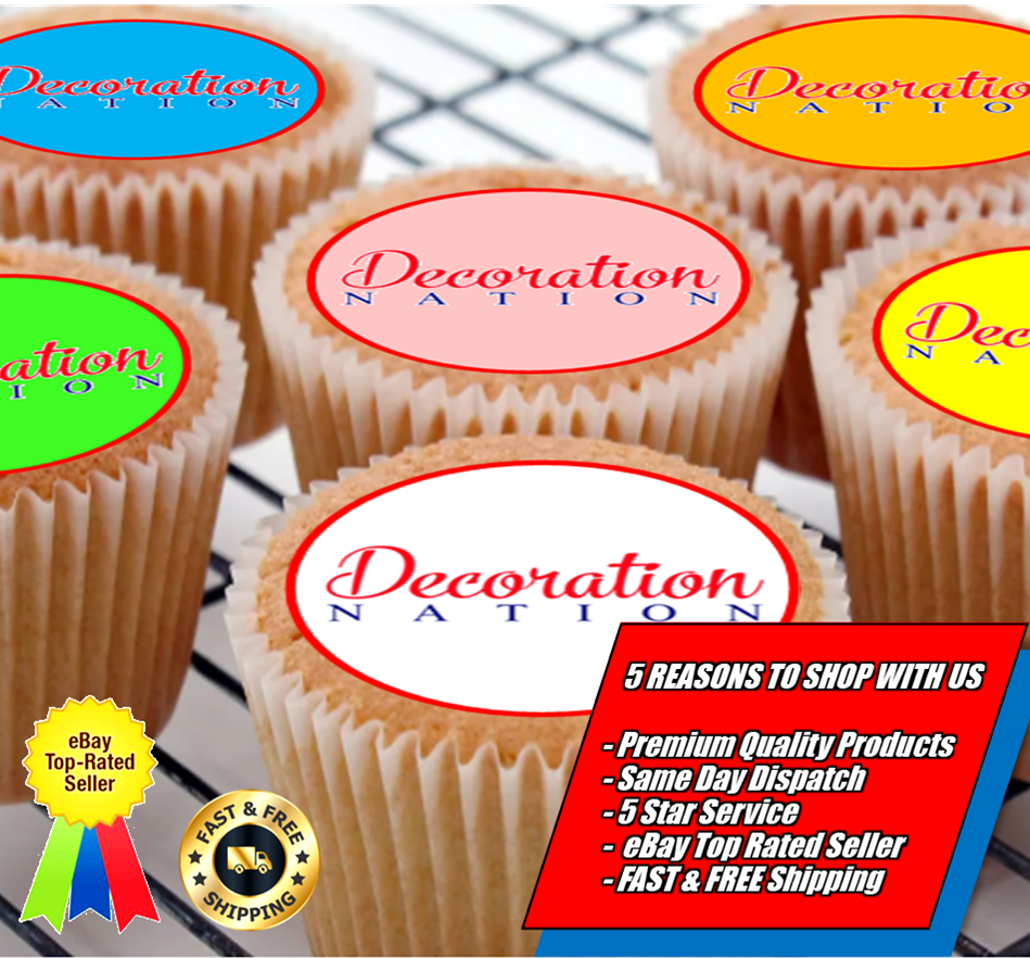 35x Happy Nurses Day Edible Cupcake Toppers - Wafer or Icing NHS ...