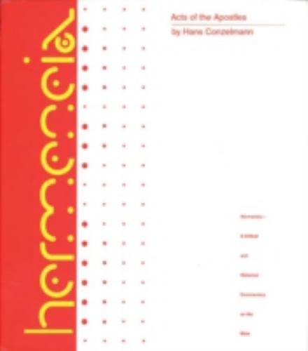 Acts of the Apostles by Conzelmann, Hans; Epp, Eldon Jay; Kraabel, A ...