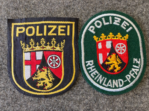 West German Rheinland-Pfalz Police Patches #2 | eBay