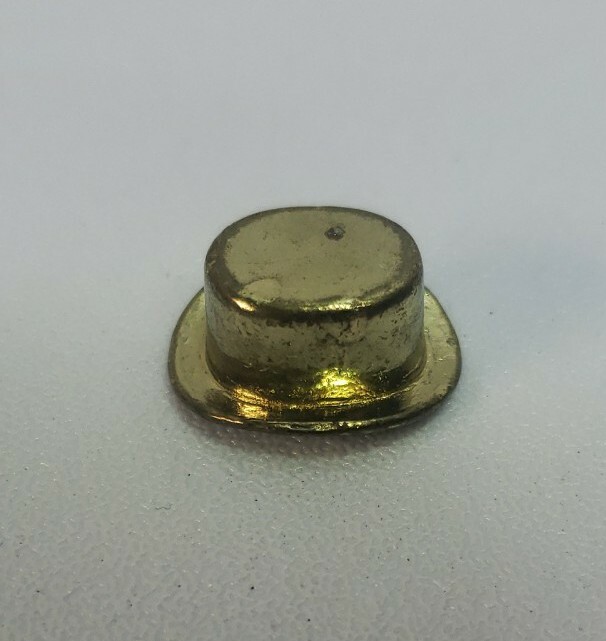 Monopoly Deluxe Edition Replacement Top Hat Token - Gold Tone | eBay