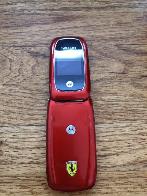 Motorola i897 Ferrari Rare Flip Cellular Nextel IDEN Phone RED | eBay