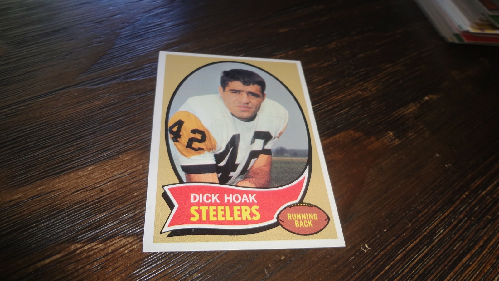 1970 TOPPS # 28 DICK HOAK FOOTBALL CARD | eBay