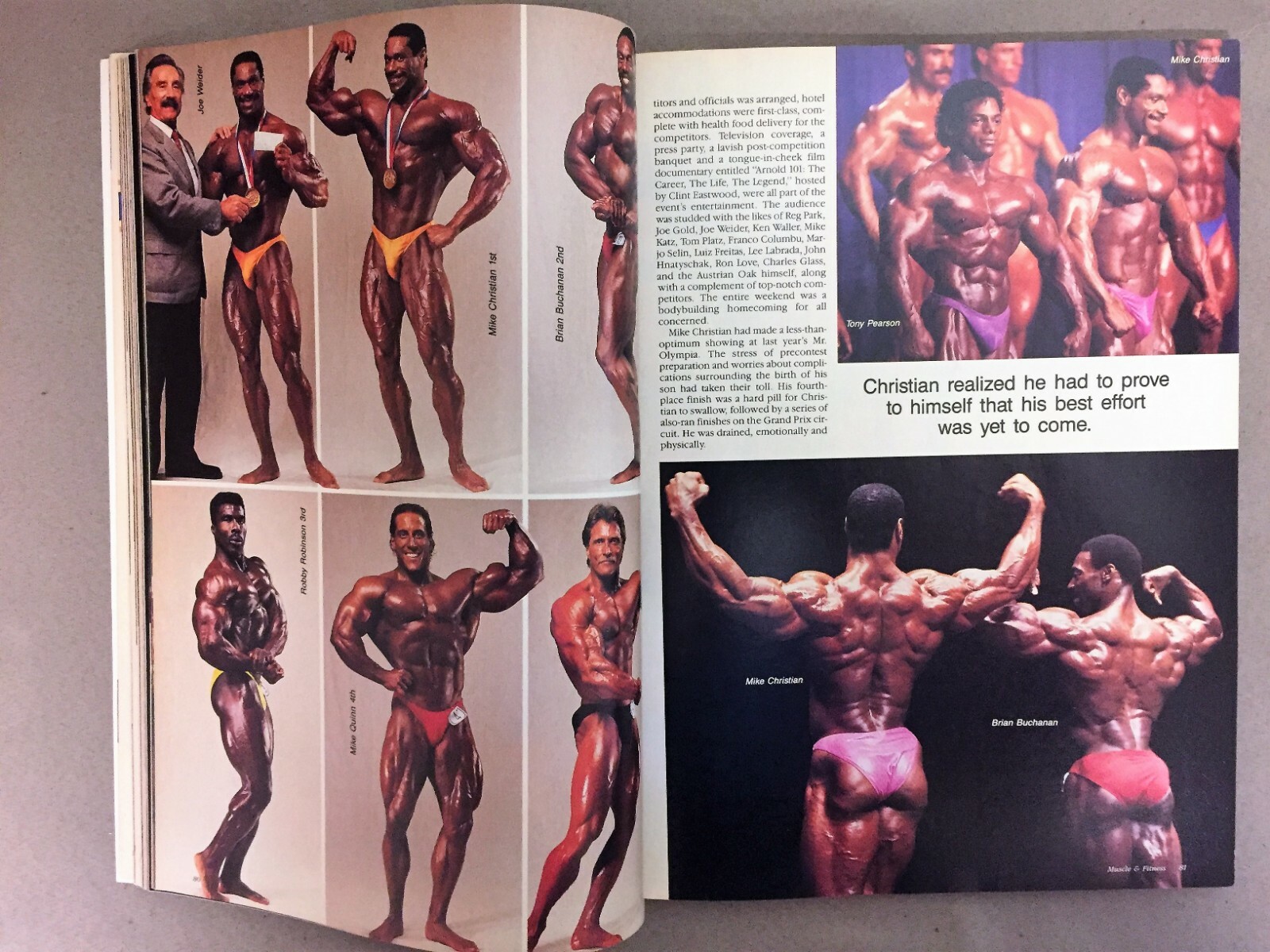 Muscle & Fitness Bodybuilding Magazine June 1988 JEFF SMULLEN+REBECCA D ...