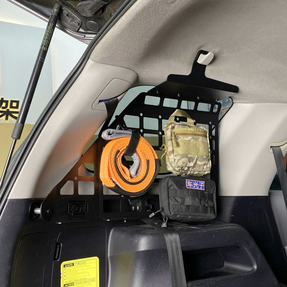 Car Rear Trunk Molle Storage Panel Organizer For Toyota 4Runner N210 ...