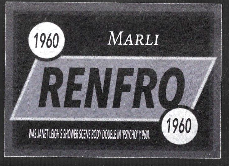 MARLI RENFRO Hand Signed TRADING card Iconic Actress PSYCHO - 3 | eBay