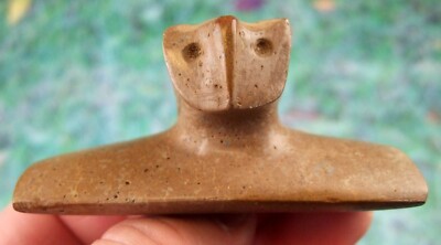 Super Fine Museum Grade Ohio Owl Effigy Platform Pipe wt Insight COA ...