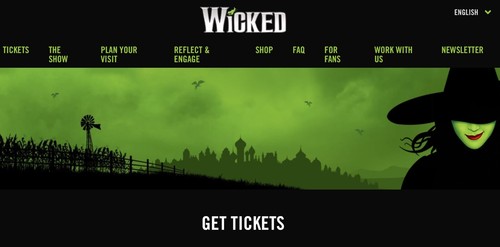 WICKED - 3 tix in Front Mezzanine Center Row B for 9/24 at 2:00p.m. | eBay