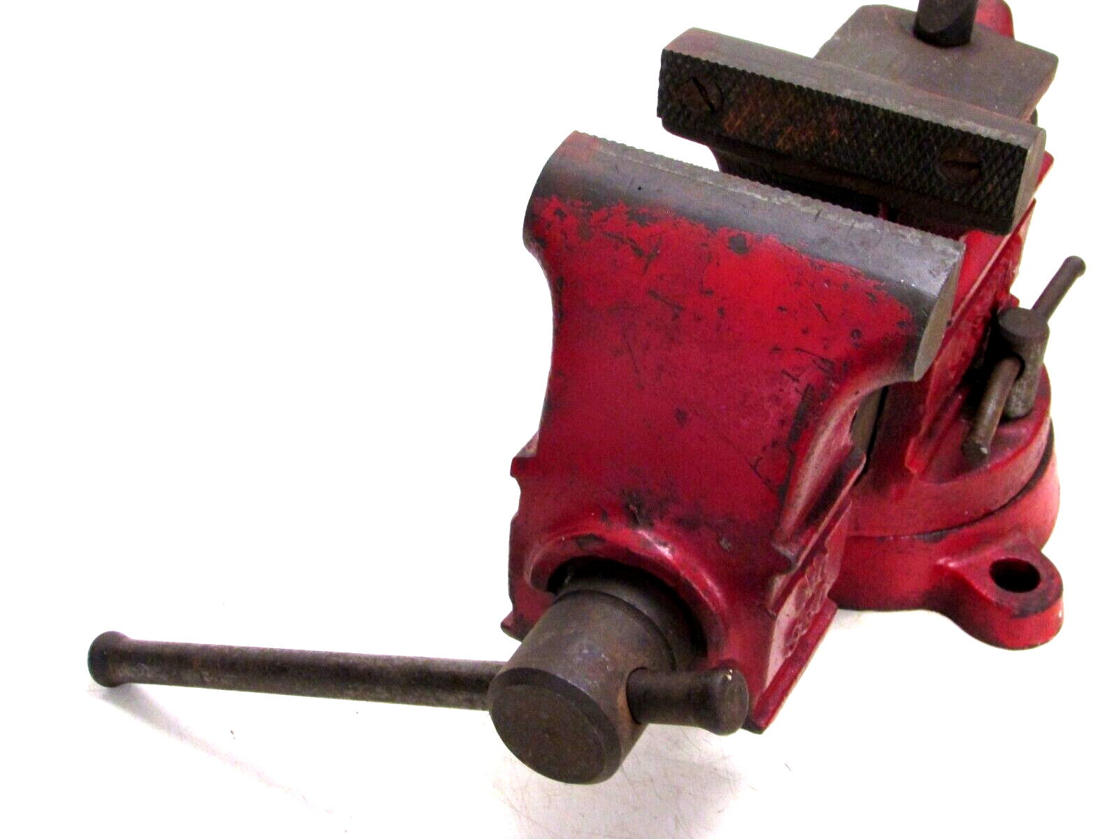 VINTAGE DESMOND SIMPLEX 3-1/2" WIDE SWIVEL BENCH VISE w/ ANVIL, #350 ...